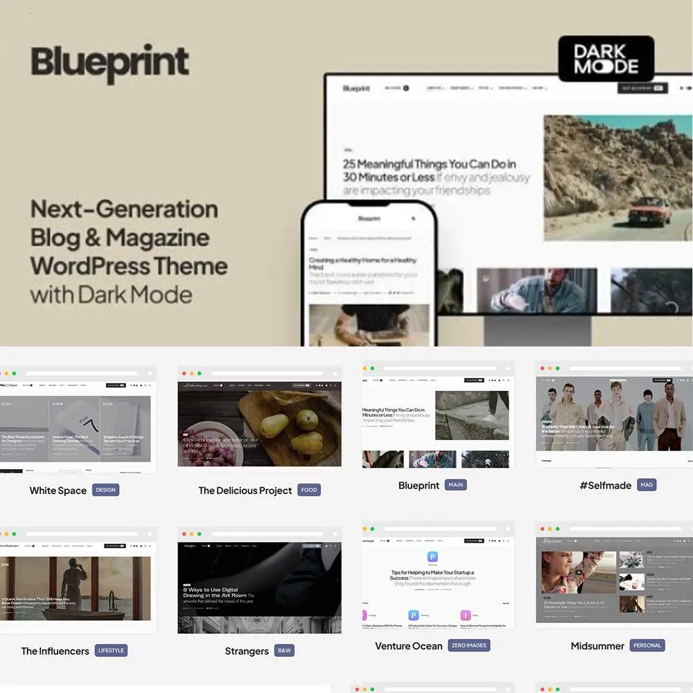 Blueprint V1.0.6 - Next-Generation Blog & Magazine Theme WP Theme ...