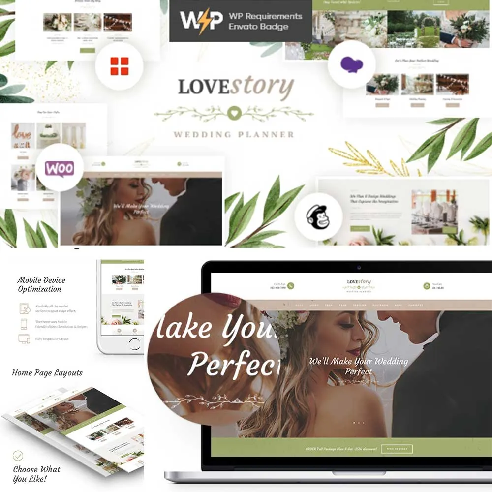 Love Story V1.3.4 - A Beautiful Wedding And Event Planner WordPress ...