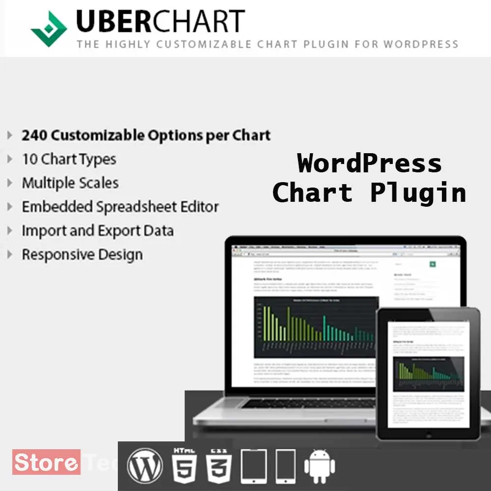UberChart V1.33 - WordPress Chart Plugin -WP Plugin | Store Tech UberChart V1.33 - WordPress Chart Plugin -WP Plugin | Store Tech